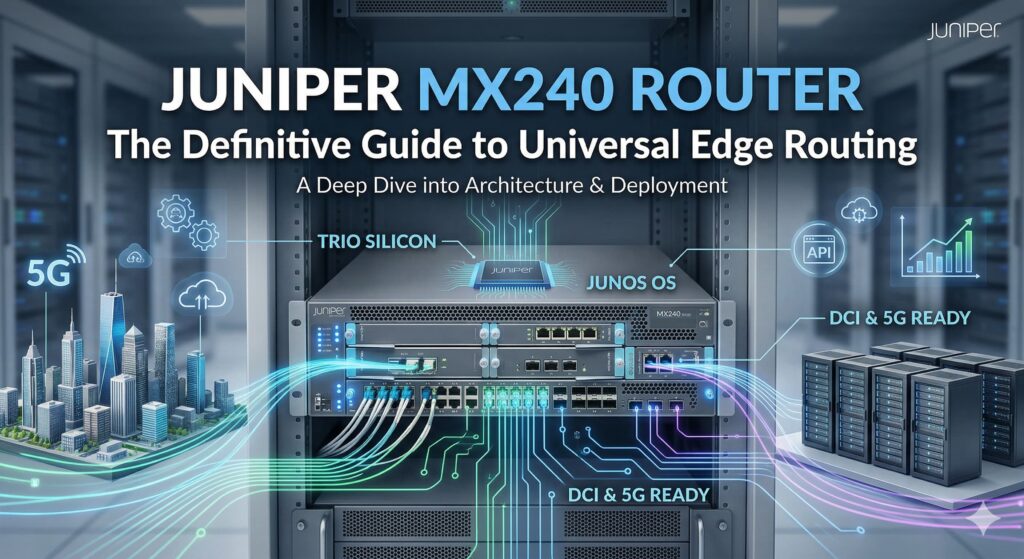 Router Uniper MX240: Guía de arquitectura e implementación