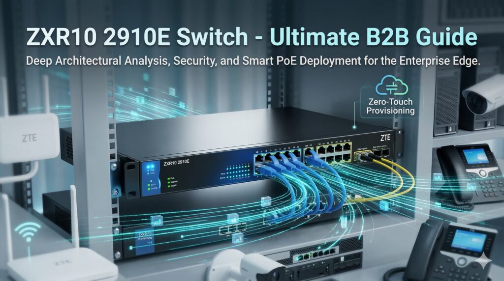 Serie ZXR10 2900E: Switch 2910E - Guía B2B definitiva